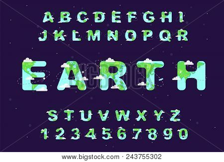 Alphabet Earth. Earth Vector & Photo (Free Trial) | Bigstock
