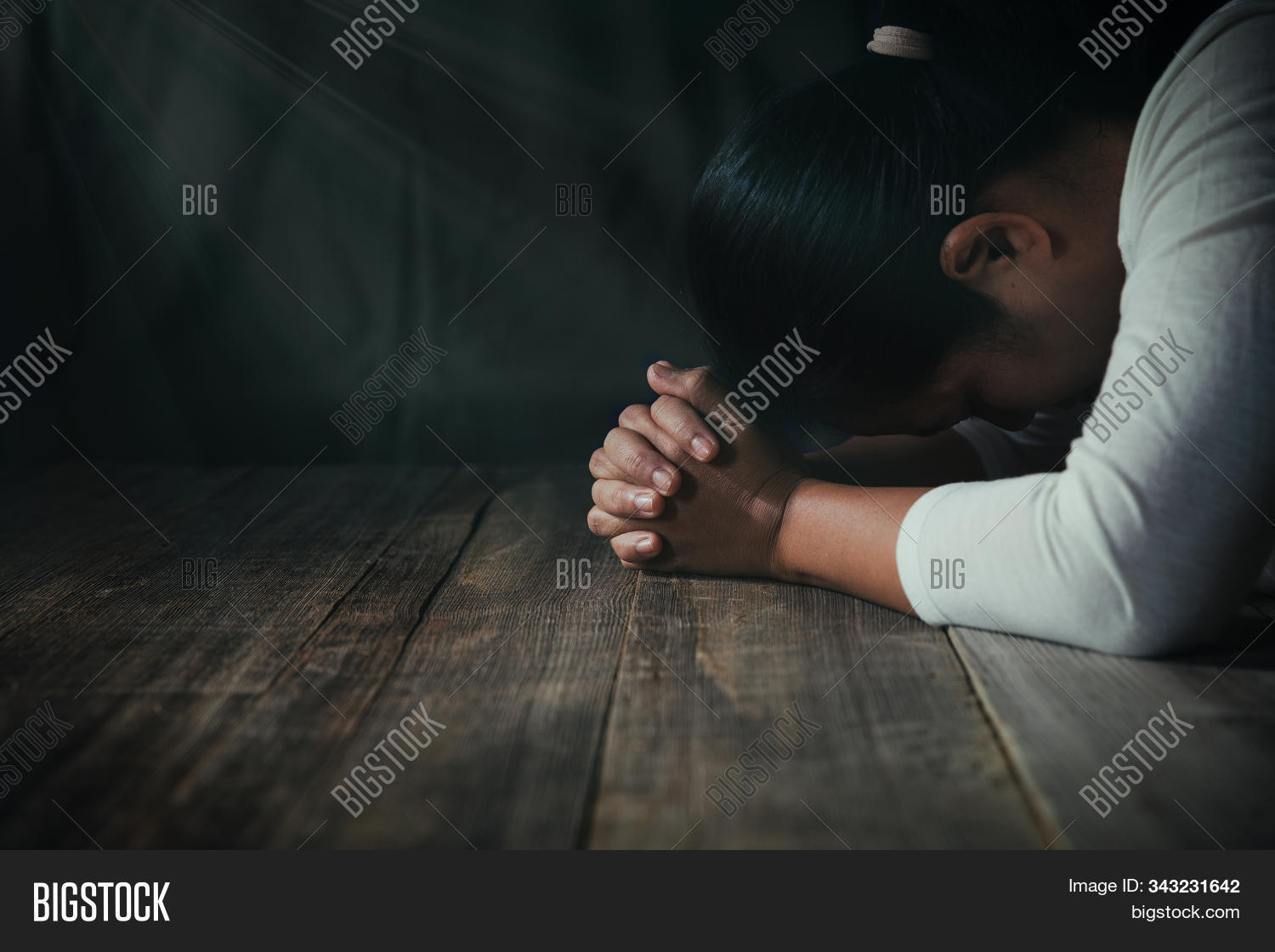 Praying Woman Hoping Image & Photo (Free Trial) | Bigstock