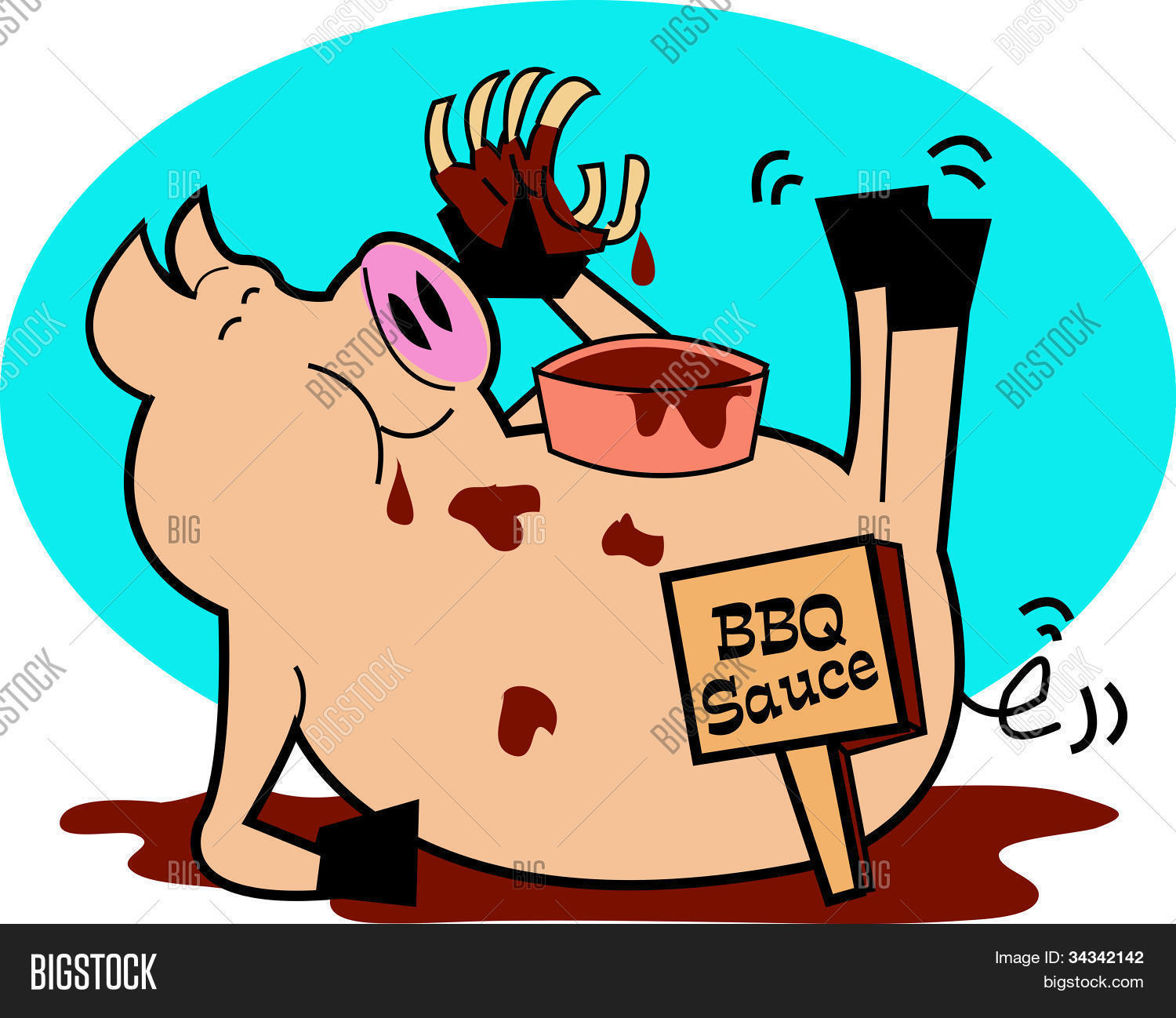 Bbq Ribs Cartoon