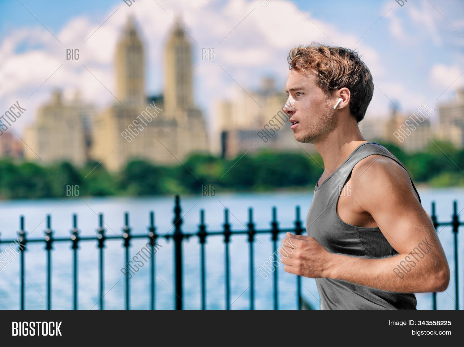 Wireless Earbuds Man Image & Photo (Free Trial) | Bigstock