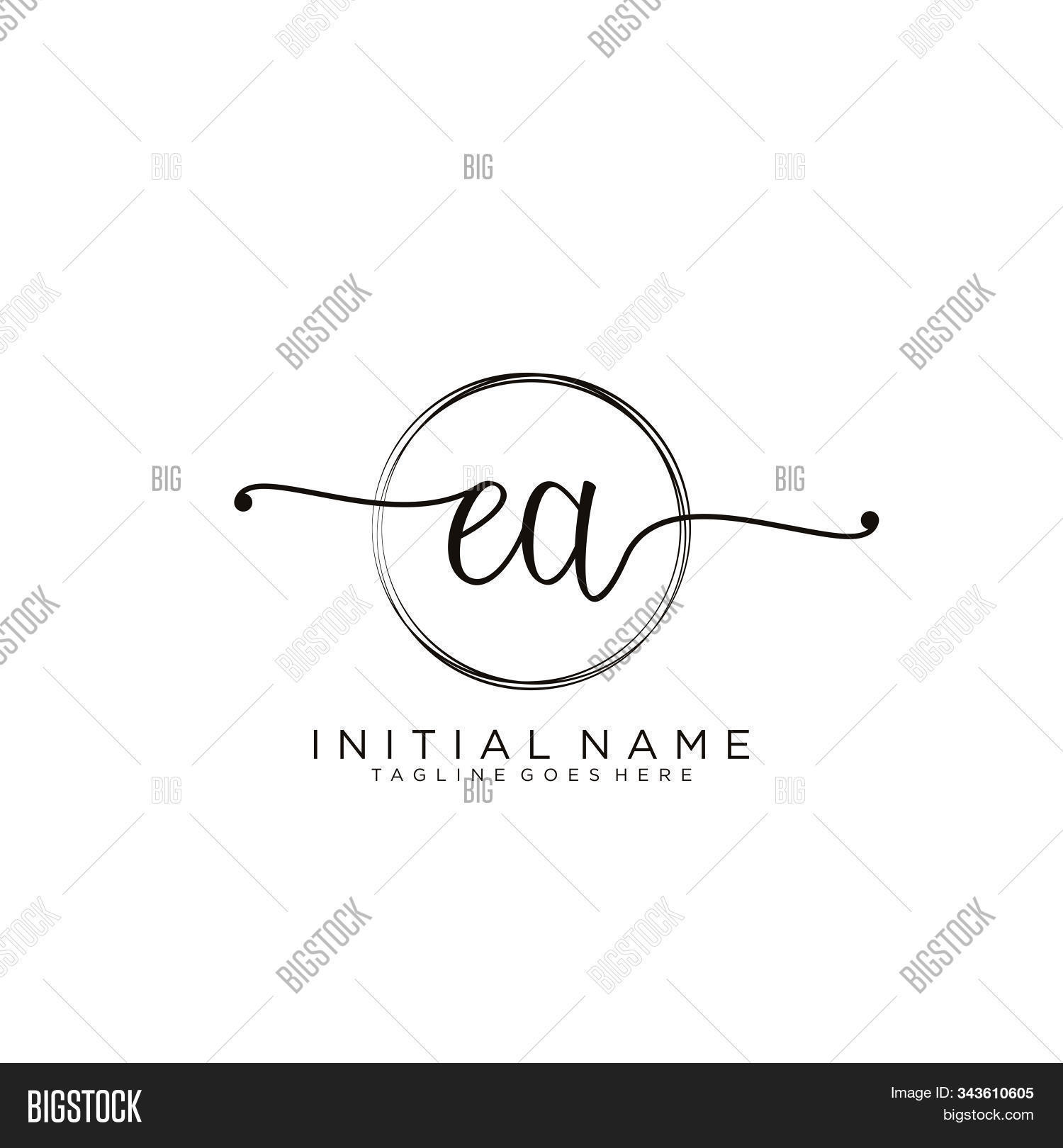 Ea Initial Vector & Photo (Free Trial) | Bigstock