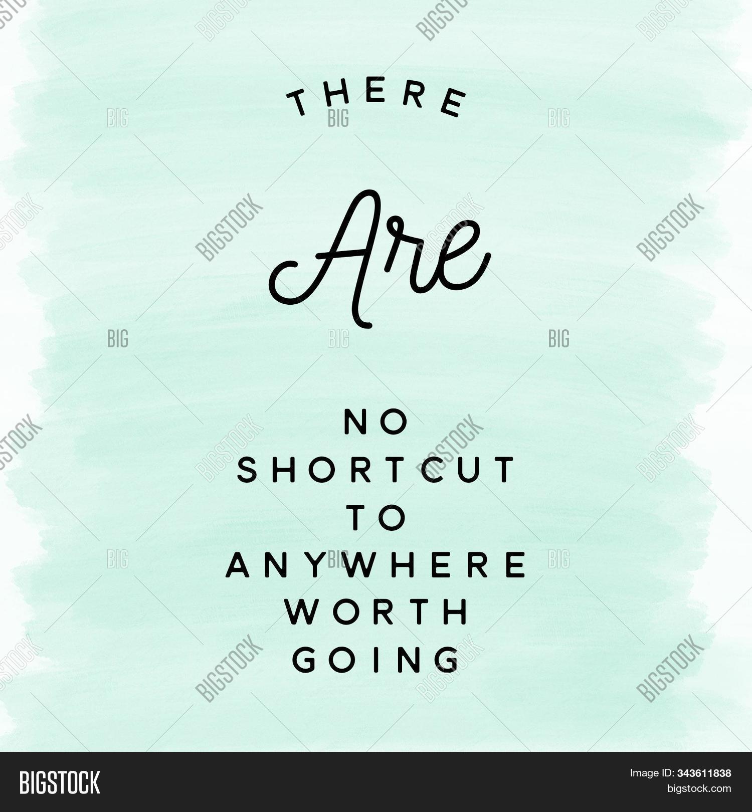 There No Shortcut Image & Photo (Free Trial) | Bigstock