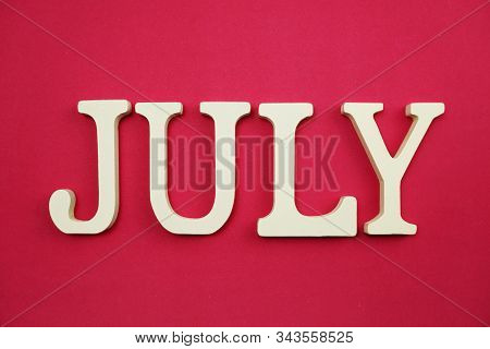 July Alphabet Letter Image & Photo (Free Trial) | Bigstock
