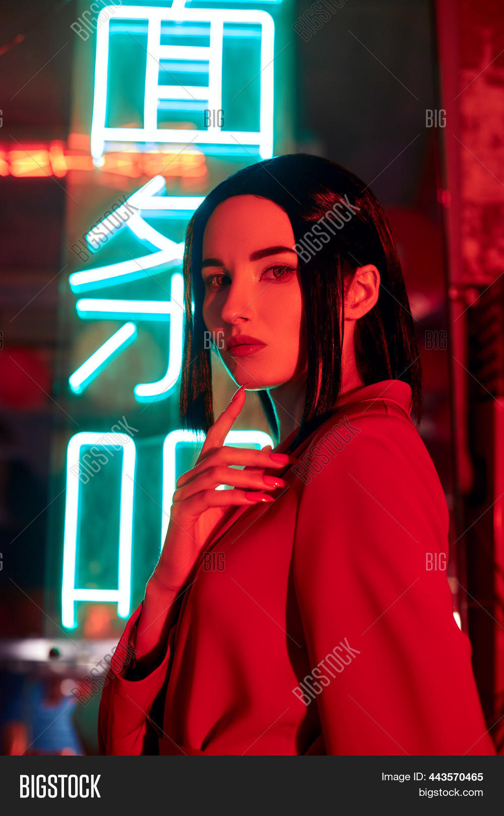 Anime Woman Red Suit Image & Photo (Free Trial) | Bigstock