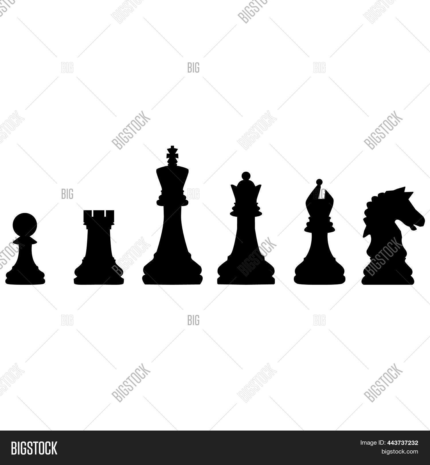 Chess Simple Icons Image & Photo (Free Trial) | Bigstock