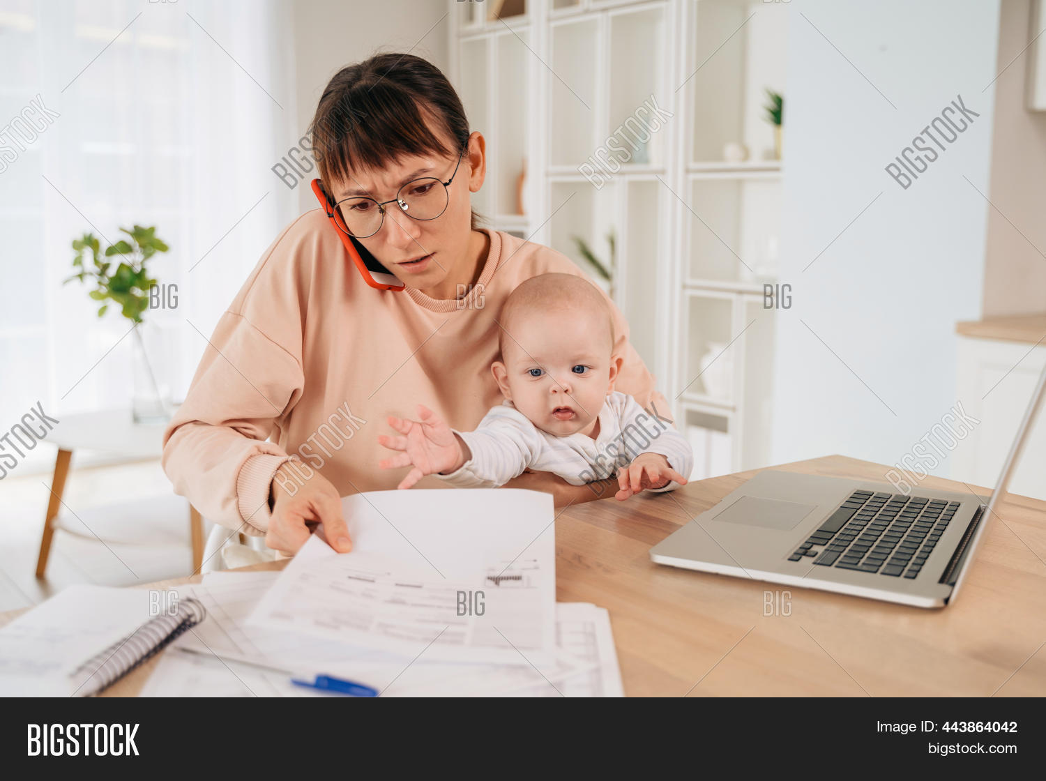 Busy Single Mother Image & Photo (Free Trial) | Bigstock