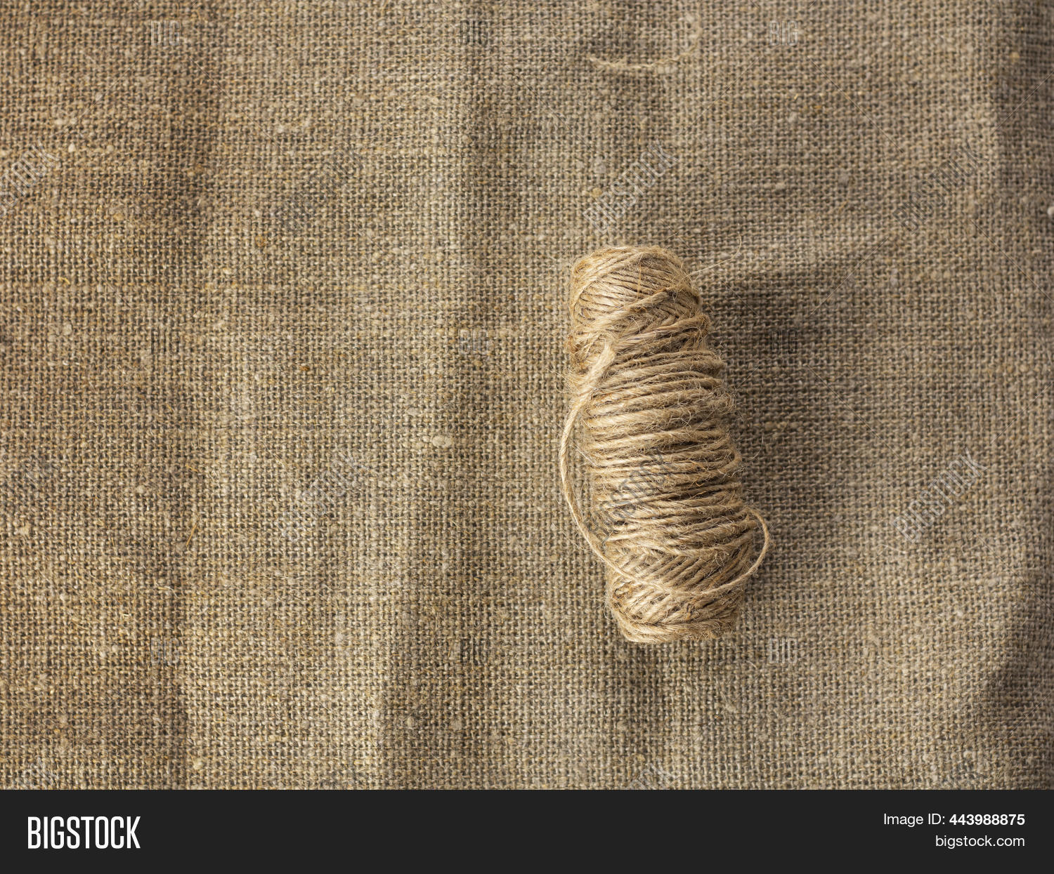 Jute Thread On Burlap Image & Photo (Free Trial) | Bigstock
