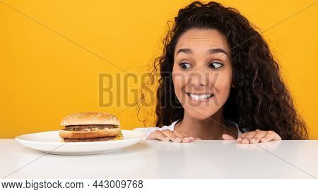 Hungry Lady Looking Image & Photo (Free Trial) | Bigstock