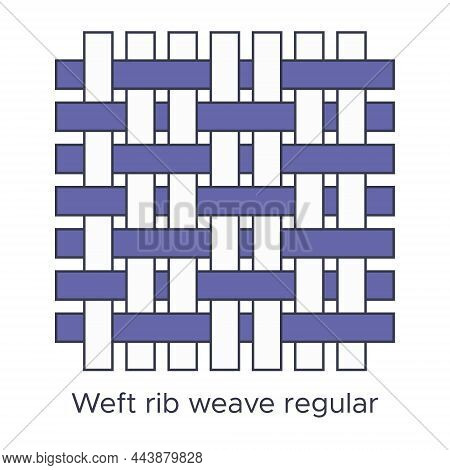 Fabric Weft Rib Weave Vector & Photo (Free Trial) | Bigstock