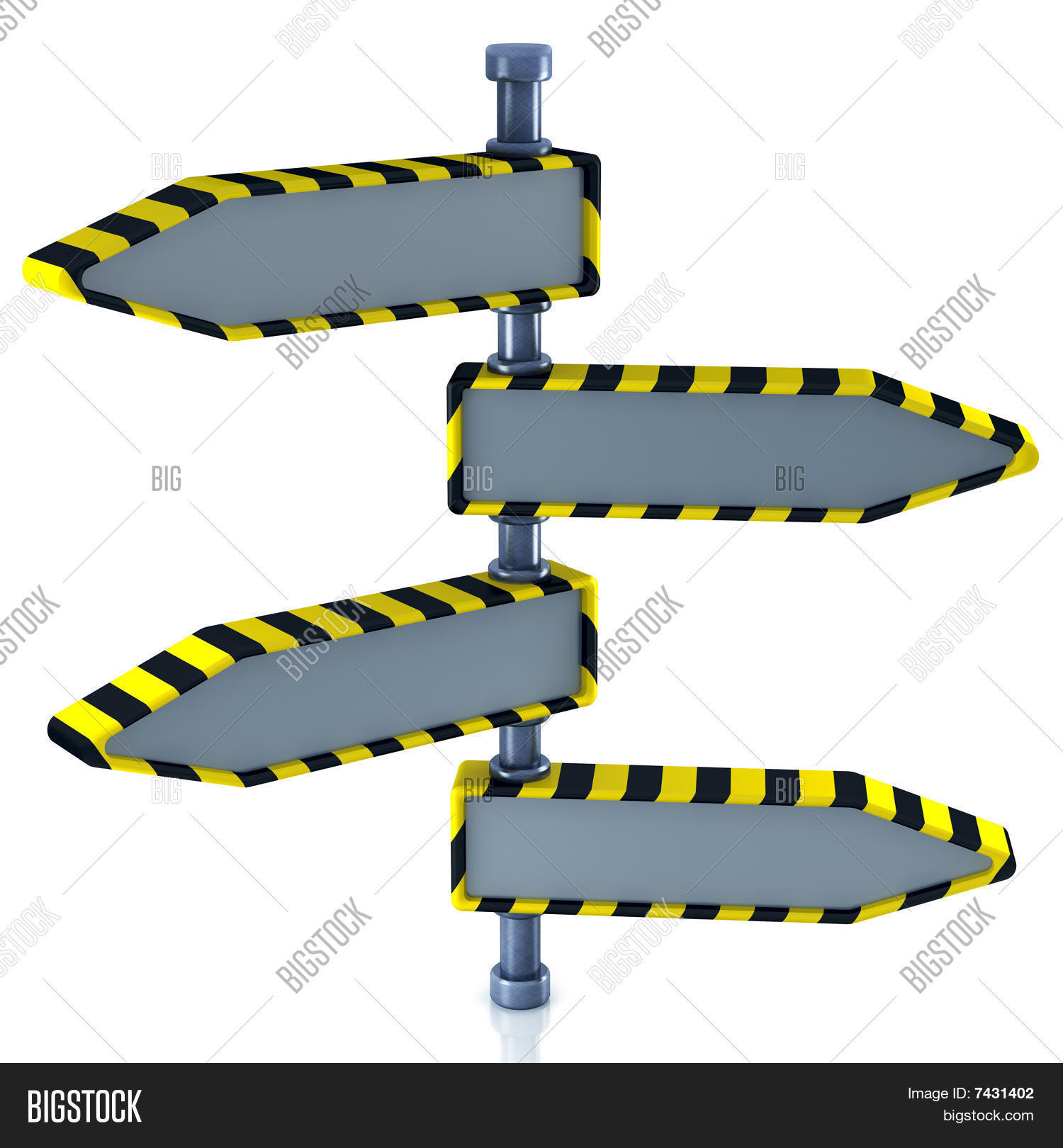 Blank Direction Signs Image & Photo (Free Trial) | Bigstock
