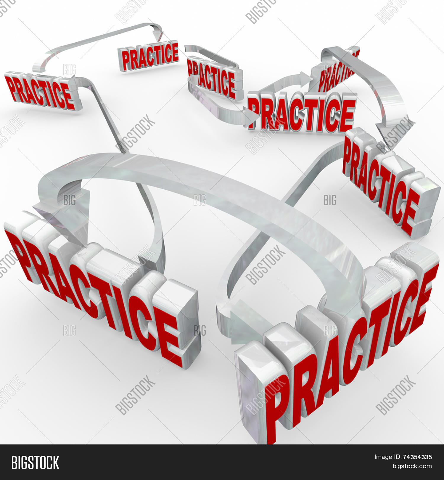 Practice Word 3d Image & Photo (Free Trial) | Bigstock