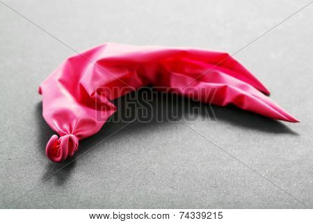 Popped Pink Balloon On Image & Photo (Free Trial) | Bigstock