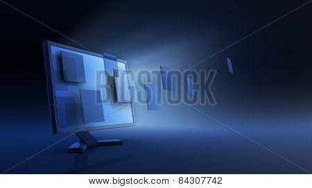 3d Render Monitor, Image & Photo (Free Trial) | Bigstock