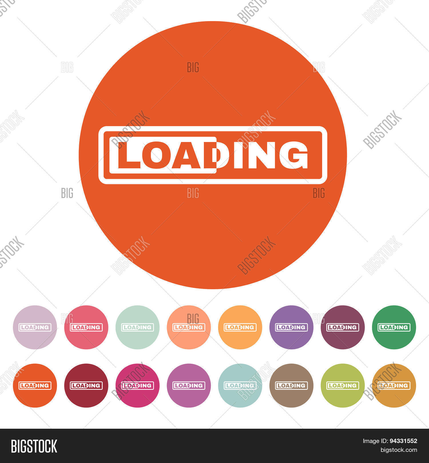 Loading Icon. Vector & Photo (Free Trial) | Bigstock