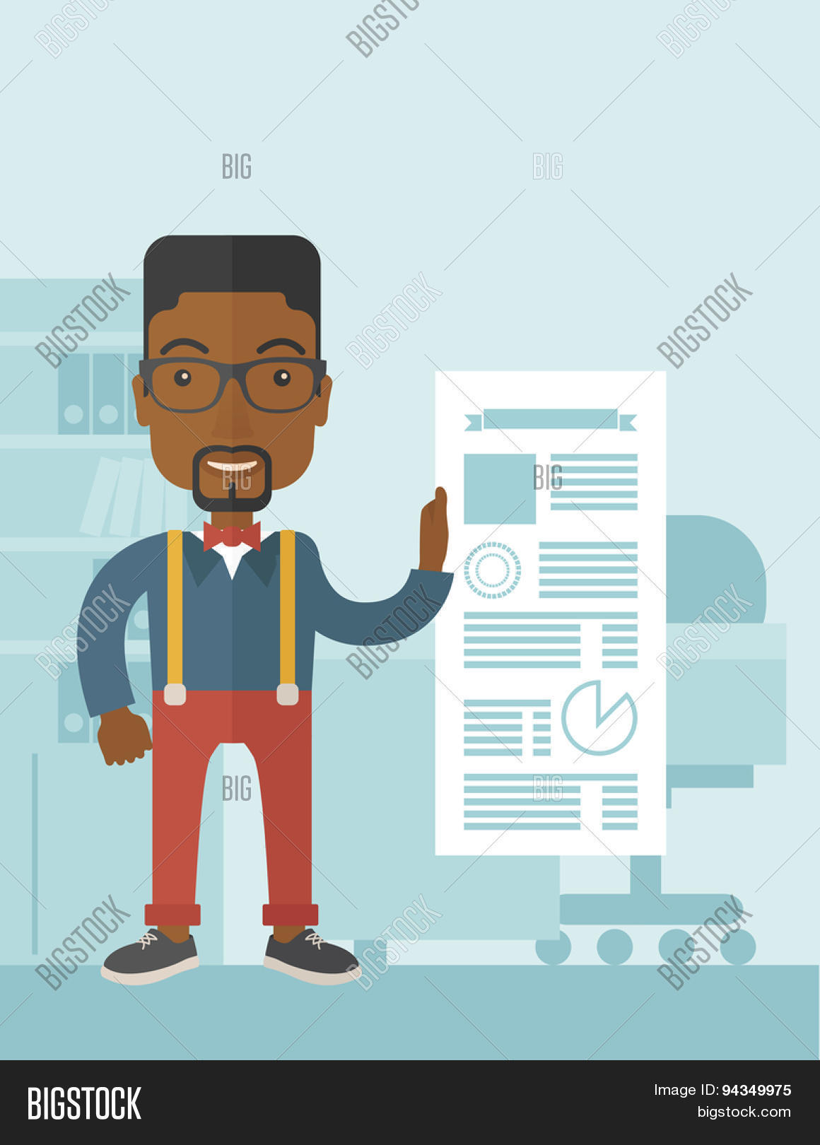 Happy Black Man Vector & Photo (Free Trial) | Bigstock