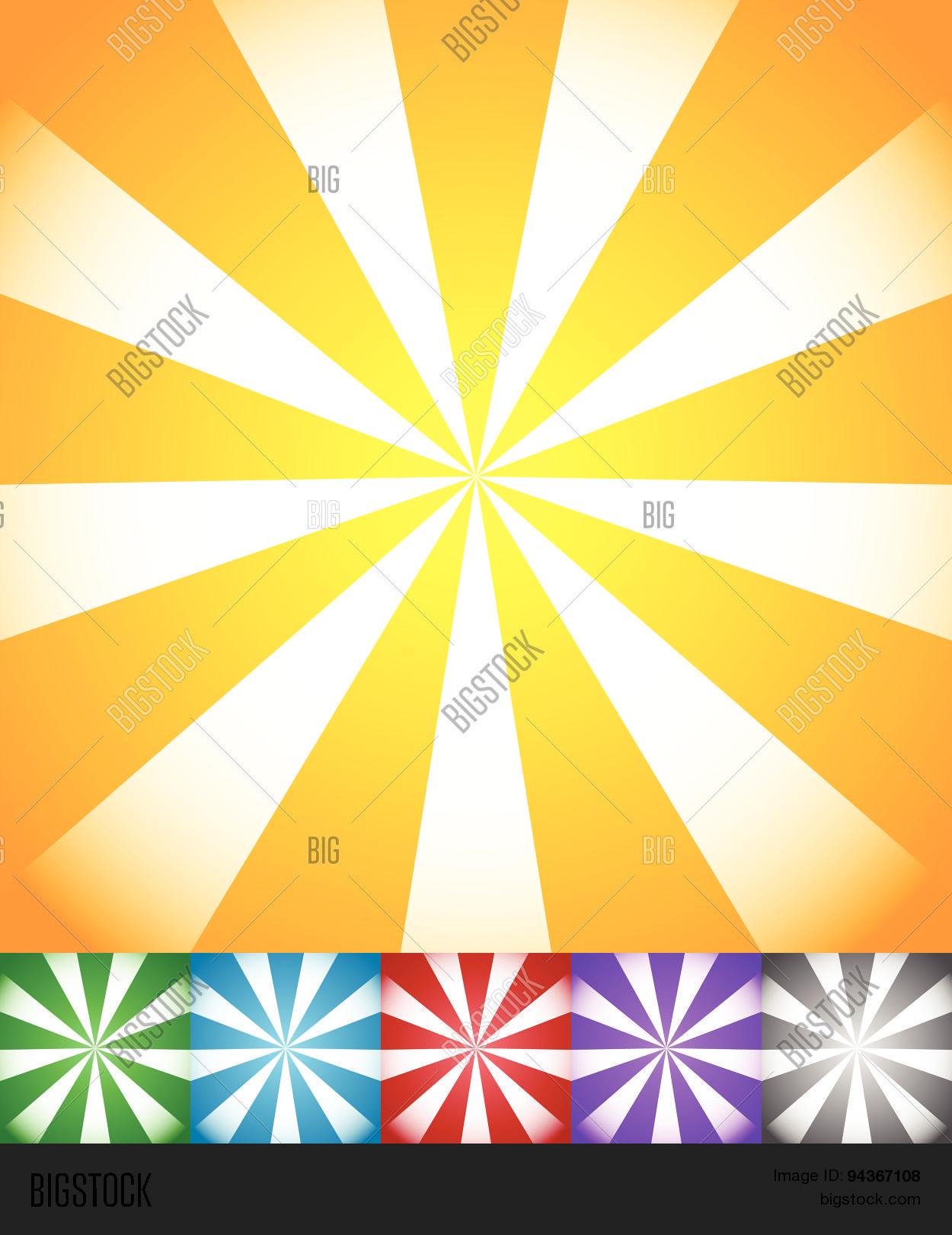 Radiating Lines Sun, Vector & Photo (Free Trial) | Bigstock