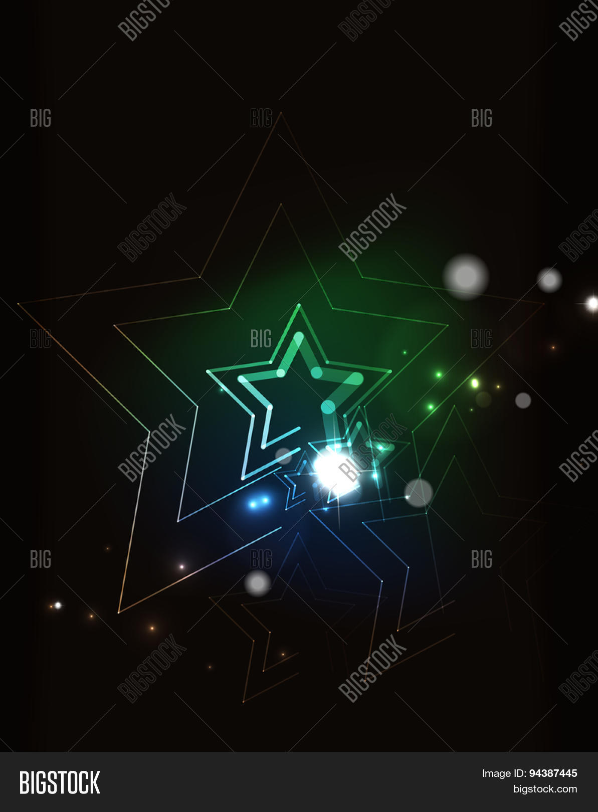 Glowing Star Blending Vector & Photo (Free Trial) | Bigstock