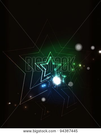 Glowing Star Blending Vector & Photo (Free Trial) | Bigstock