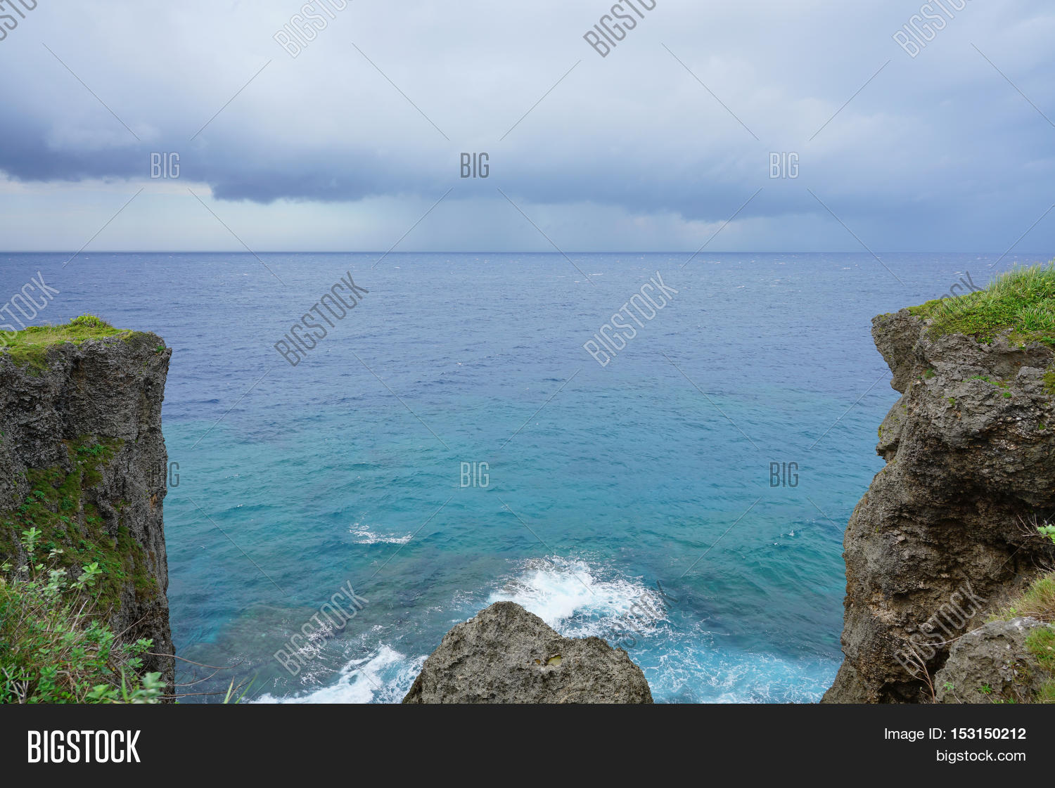 Cape Manzamo Cape That Image & Photo (Free Trial) | Bigstock