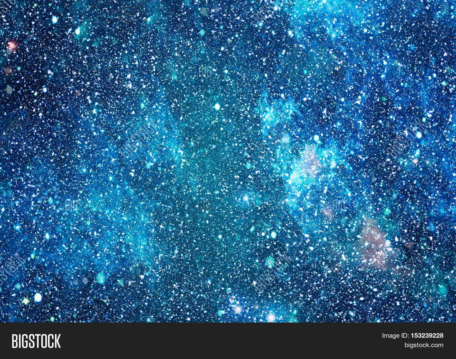 Blue Nebula Background Image & Photo (Free Trial) | Bigstock