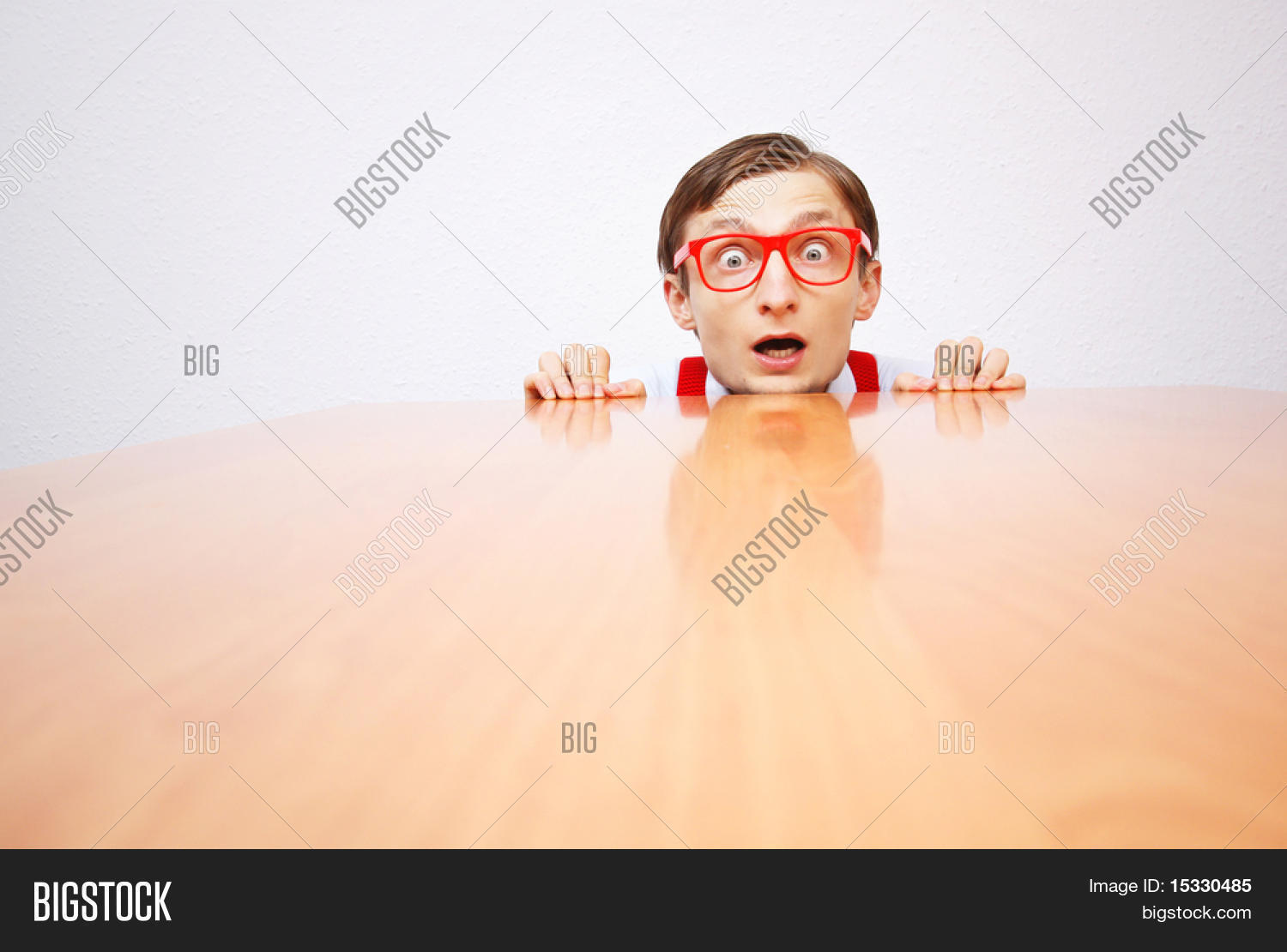 Funny Nerd Hiding Image & Photo (Free Trial) | Bigstock