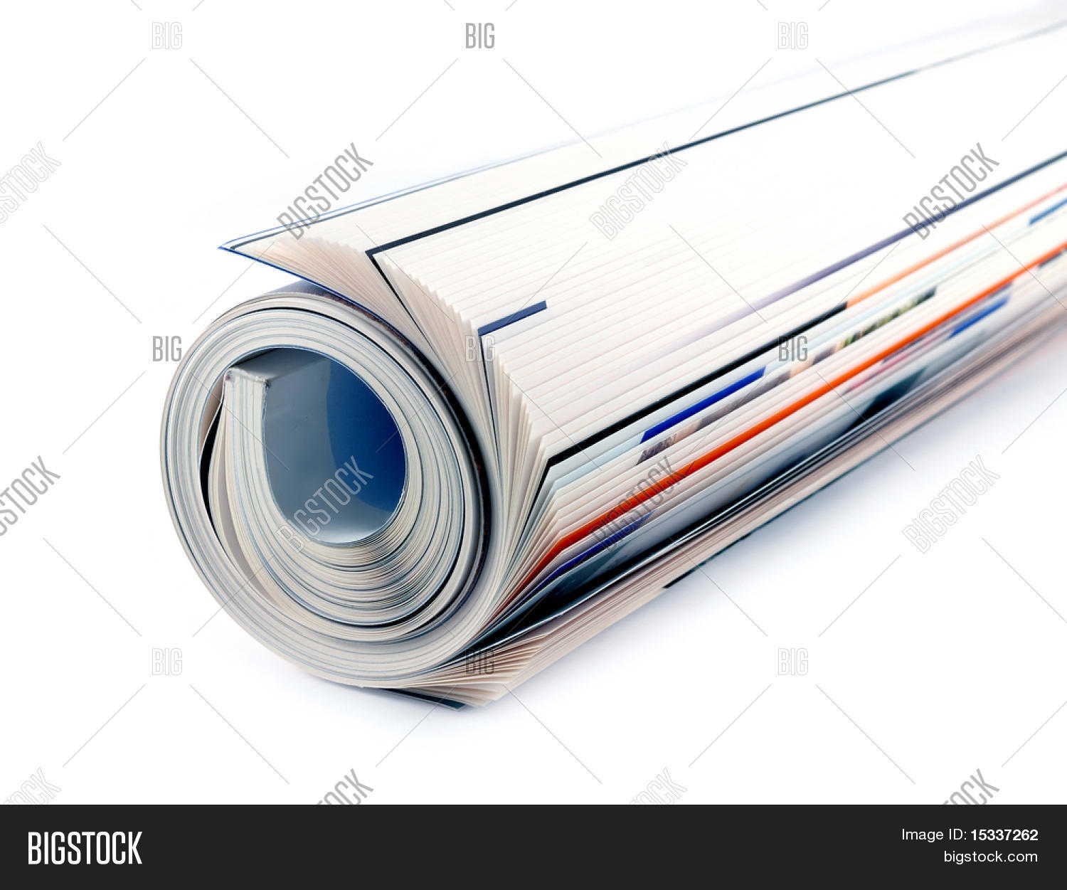 Magazine Roll Isolated Image & Photo (Free Trial) | Bigstock