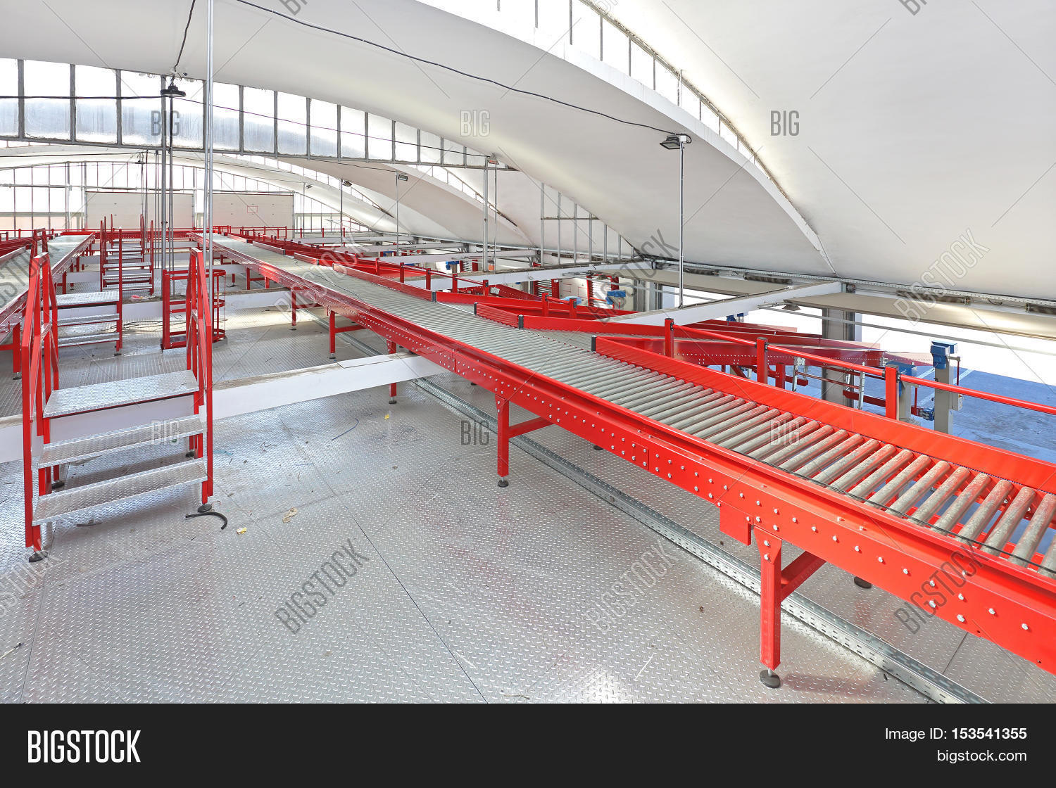 Red Conveyor Belt Image & Photo (Free Trial) | Bigstock