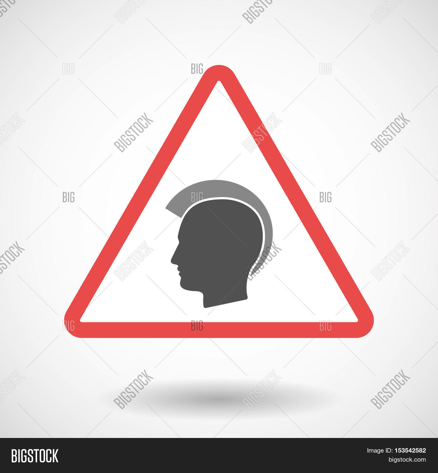 Isolated Warning Sign Vector & Photo (Free Trial) | Bigstock