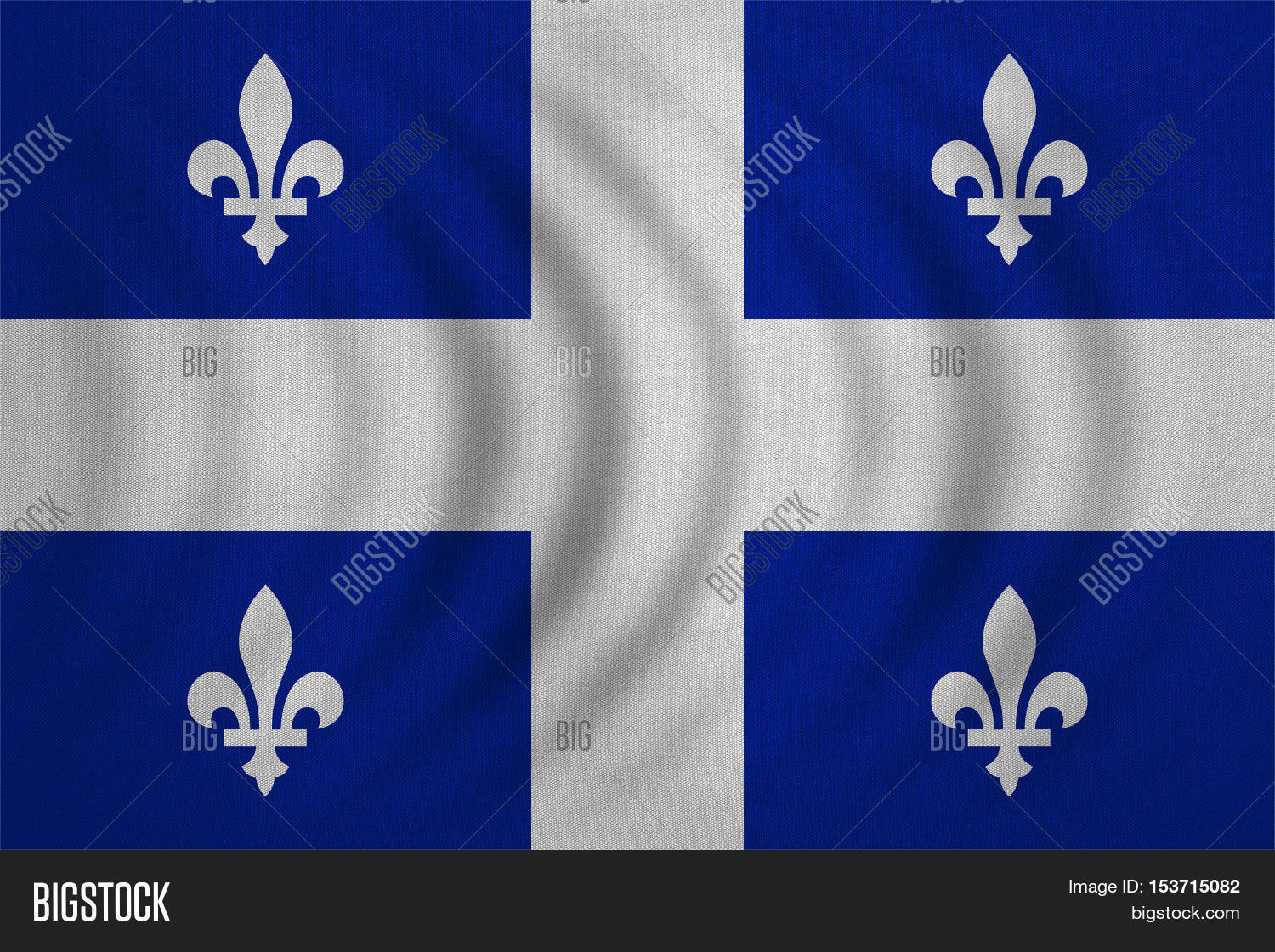 Canadian Provincial Flag QC Image & Photo | Bigstock