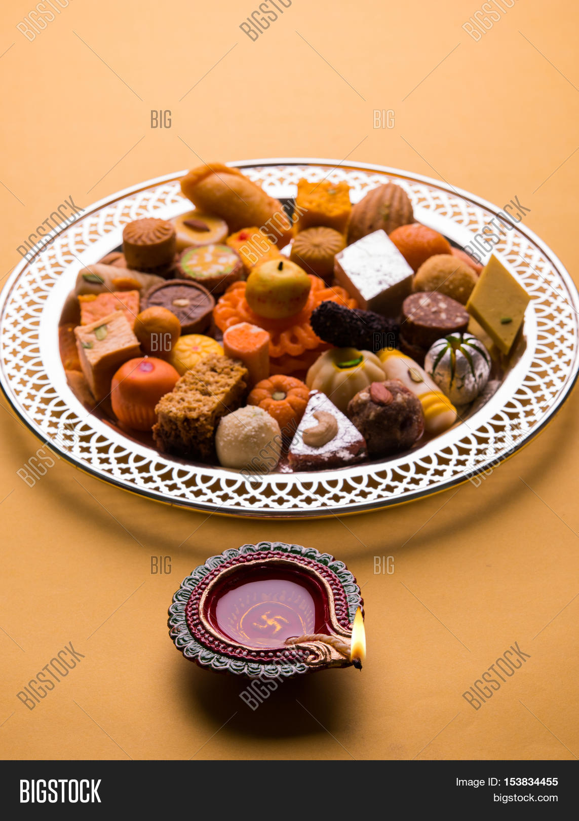 Mix Mithai Diya On Image & Photo (Free Trial) | Bigstock