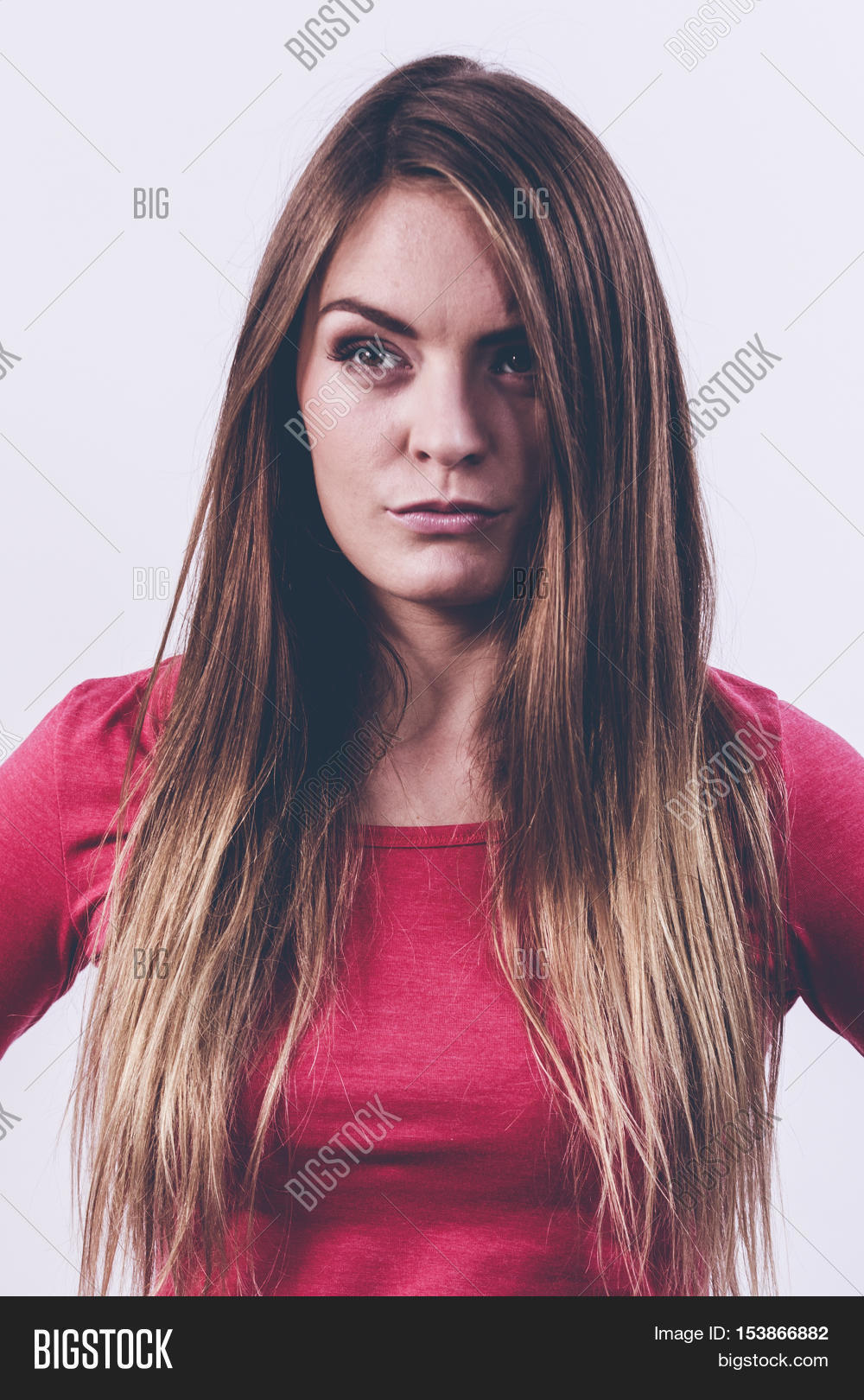 Beauty Girl Thinking Image & Photo (Free Trial) | Bigstock