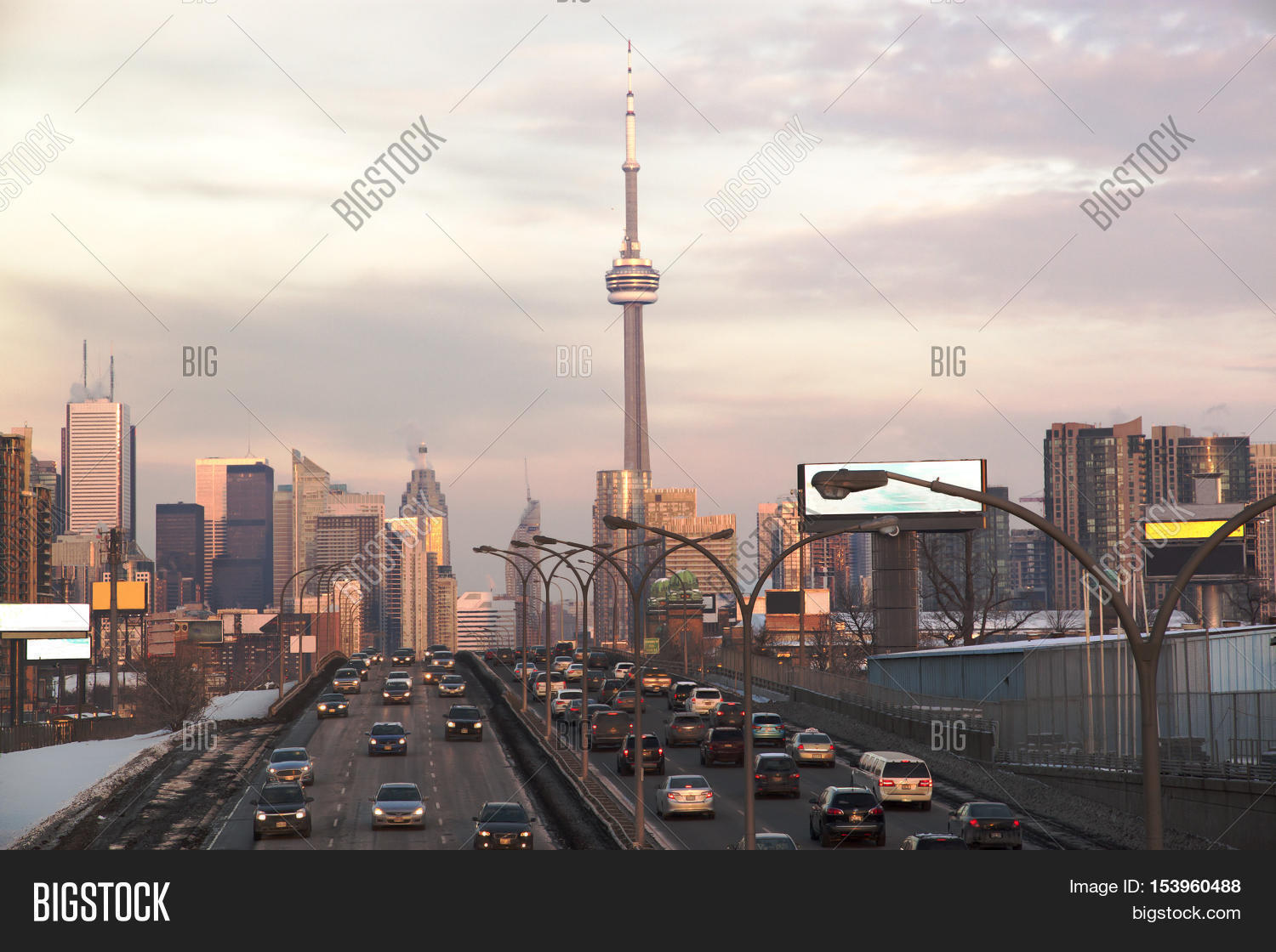 Busy Highway Toronto Image & Photo (Free Trial) | Bigstock