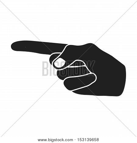 Index Finger Icon Vector & Photo (Free Trial) | Bigstock