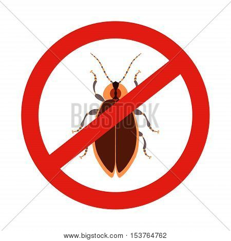 No Bugs Sign. Vector & Photo (Free Trial) | Bigstock