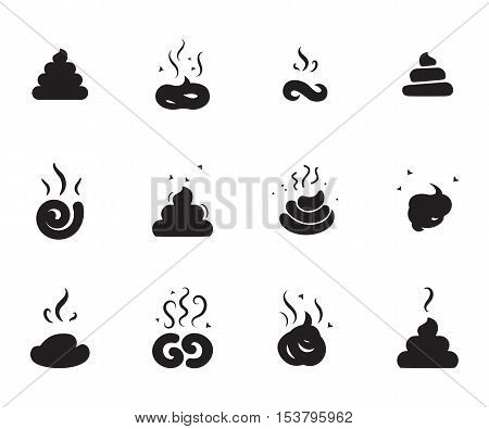 Simple Poop Icons Vector & Photo (Free Trial) | Bigstock