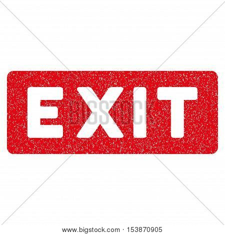 Exit Label Grainy Vector & Photo (Free Trial) | Bigstock