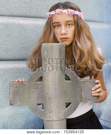 Little Girl Cemetery Image & Photo (Free Trial) | Bigstock