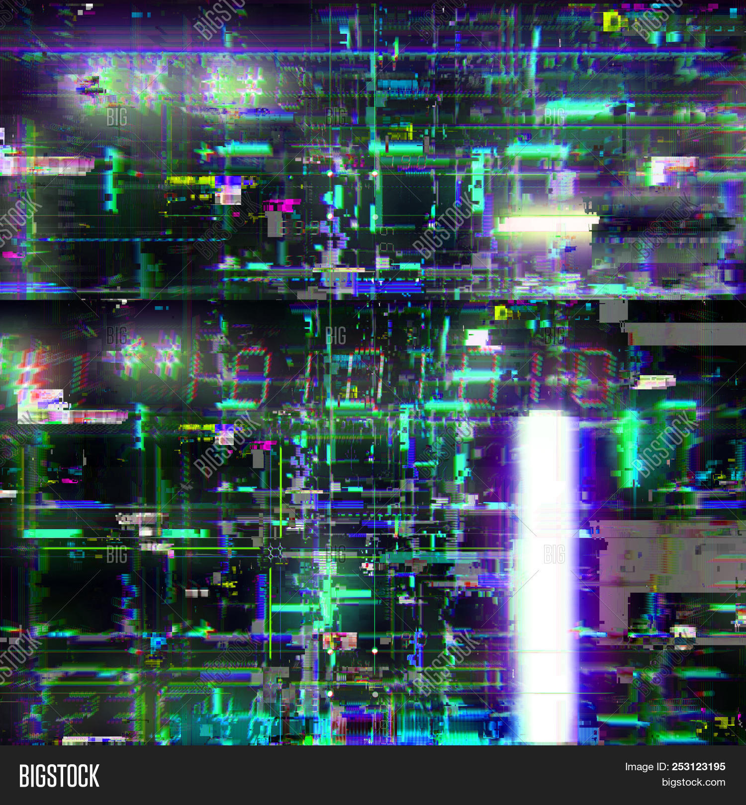 Digital Screen Glitch Image & Photo (Free Trial) | Bigstock