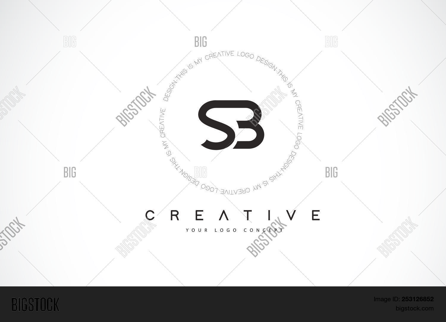 Sb S B Logo Design Vector & Photo (Free Trial) | Bigstock
