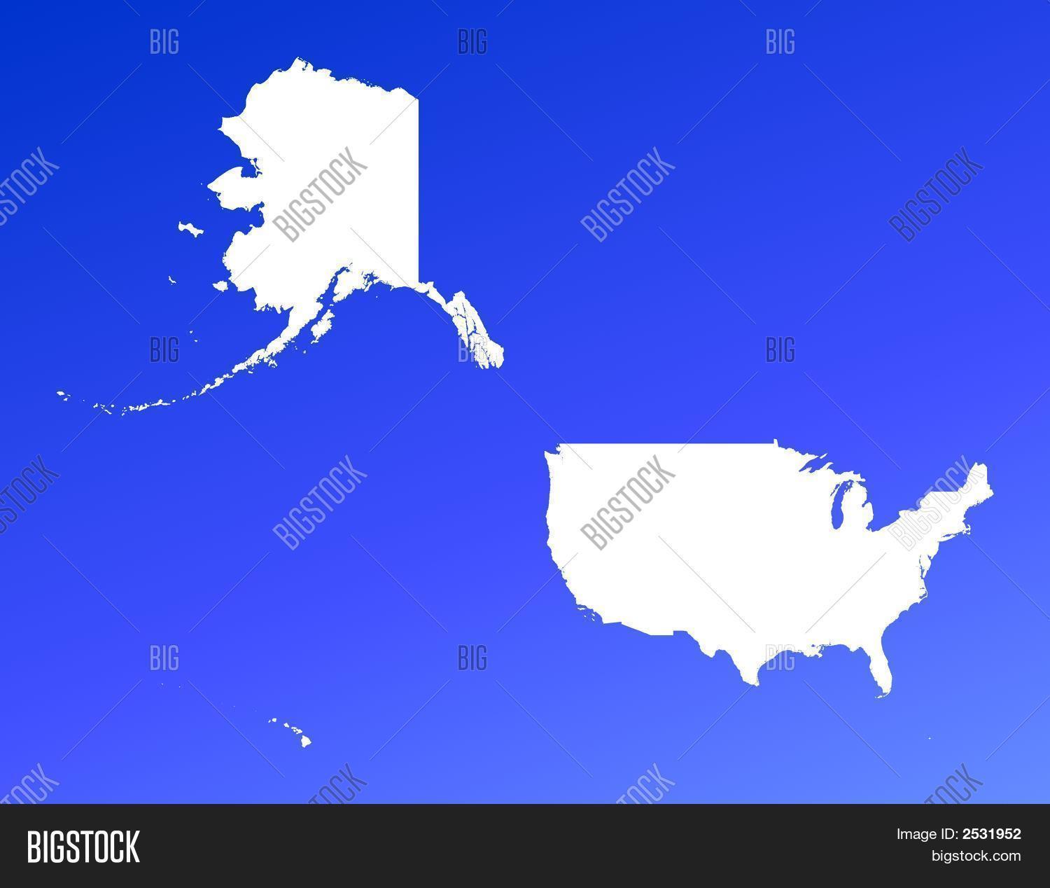 United States Map On Image & Photo (Free Trial) | Bigstock
