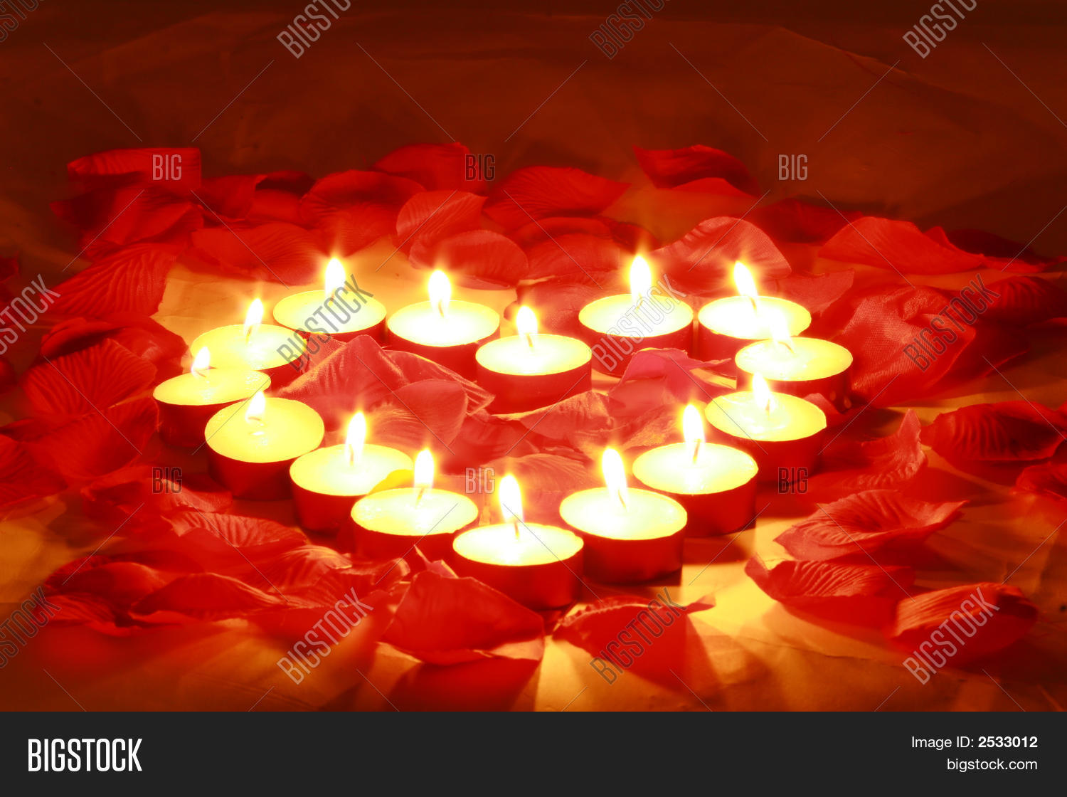 Valentines Candles Image & Photo (Free Trial) | Bigstock