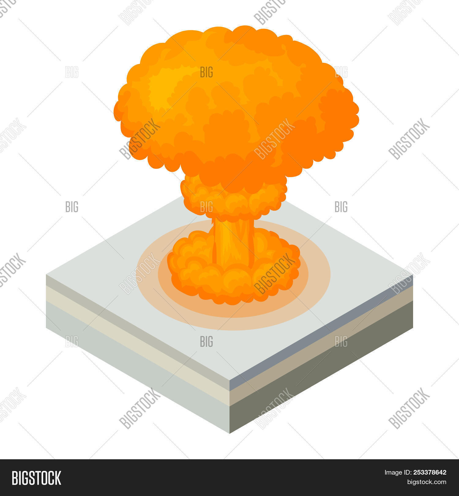 Nuclear Explosion Icon Image & Photo (Free Trial) | Bigstock