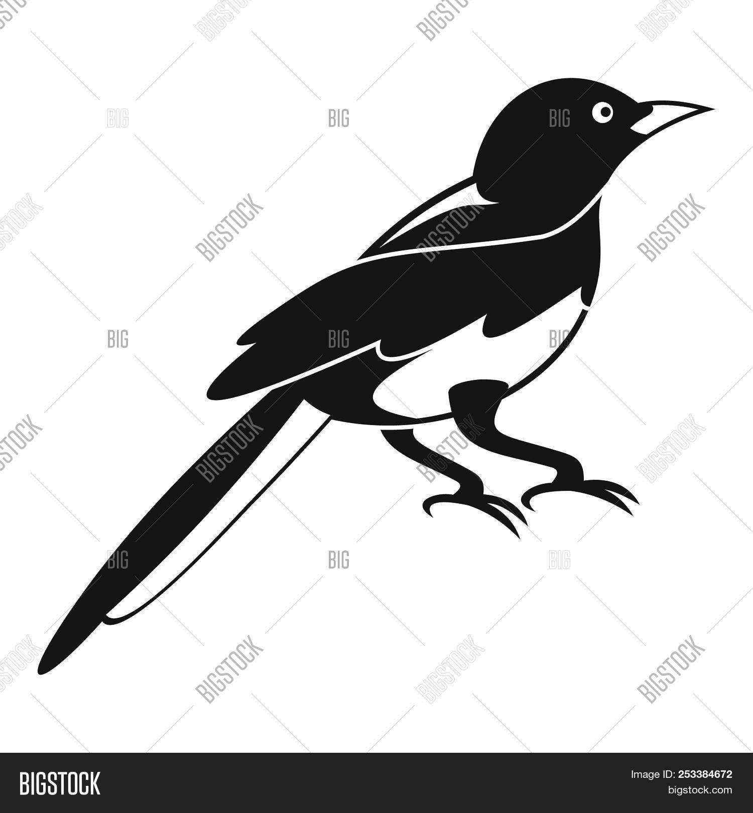 Small Magpie Icon. Image & Photo (Free Trial) | Bigstock