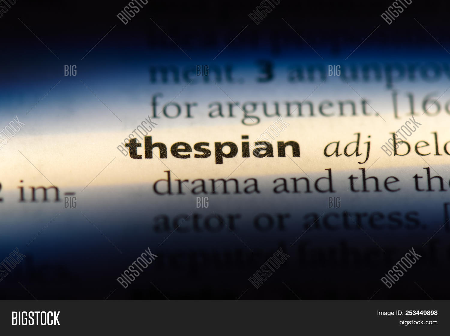 Thespian Word Image & Photo (Free Trial) | Bigstock