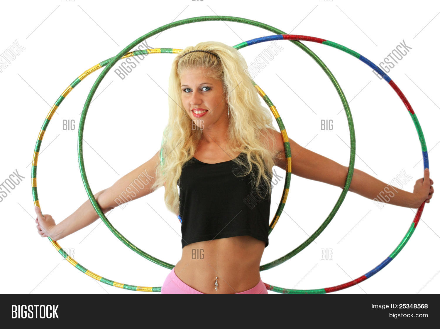 Woman Hula Hoops Image & Photo (Free Trial) | Bigstock
