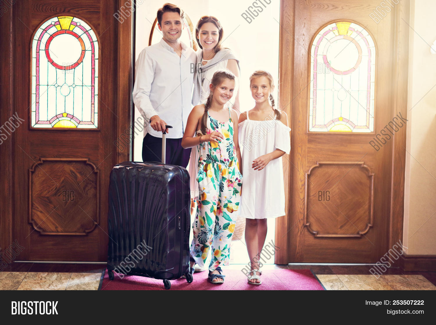 Happy Family Checking Image & Photo (Free Trial) | Bigstock
