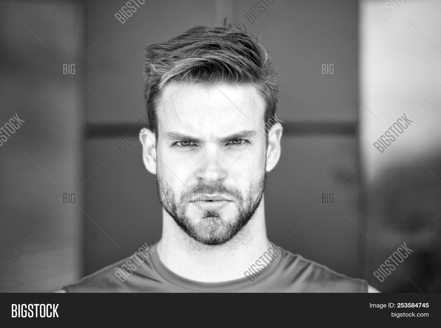 Man Bristle On Strict Image & Photo (Free Trial) | Bigstock