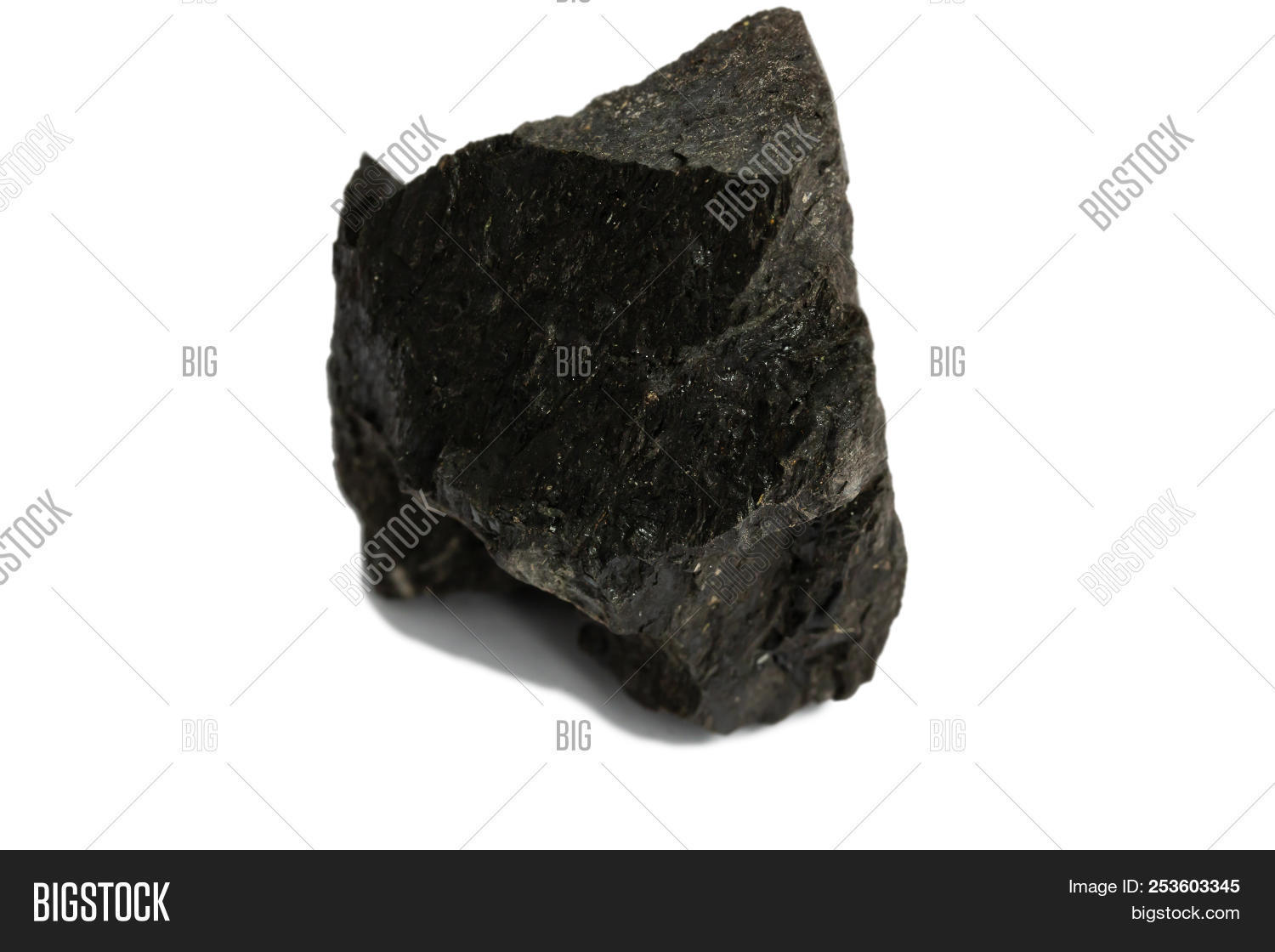 Lignite Stone Isolate Image & Photo (Free Trial) | Bigstock