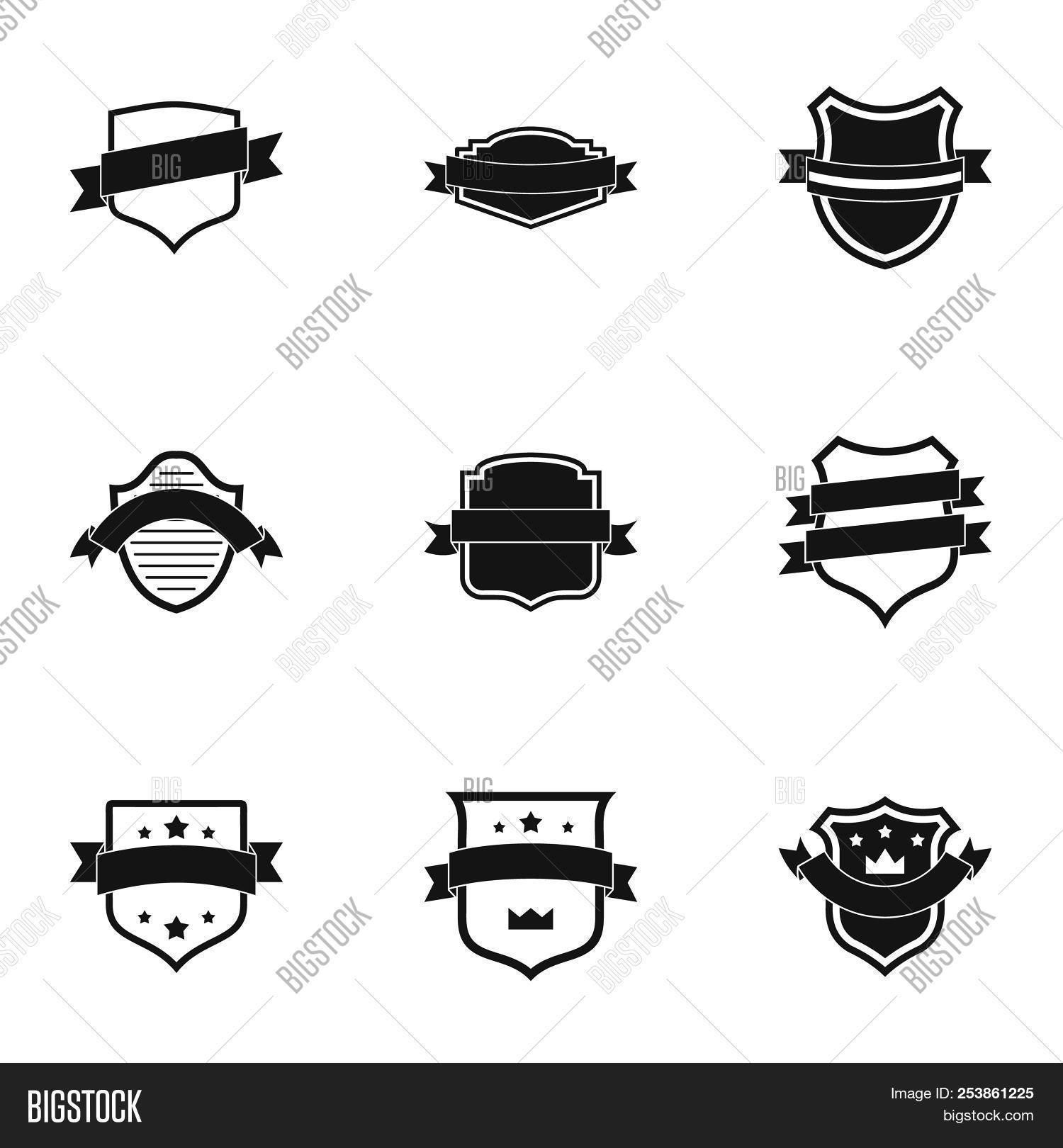 Banderole Icons Set. Image & Photo (Free Trial) | Bigstock