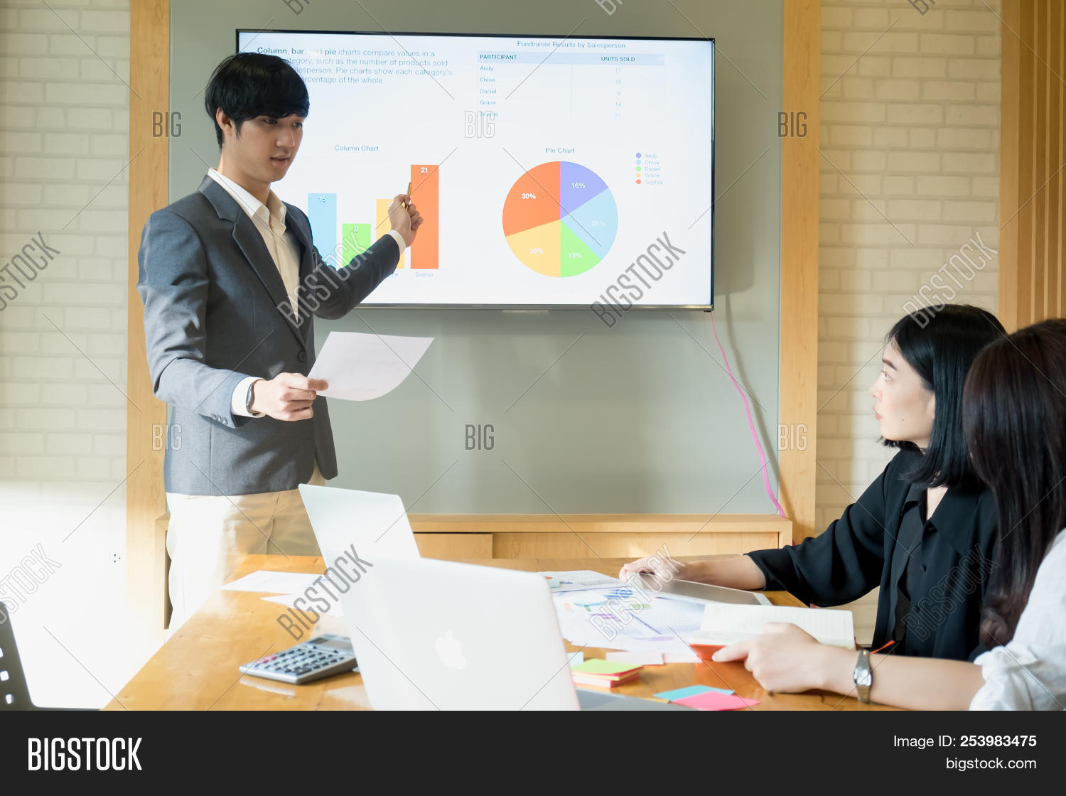 Man Presentation His Image & Photo (Free Trial) | Bigstock